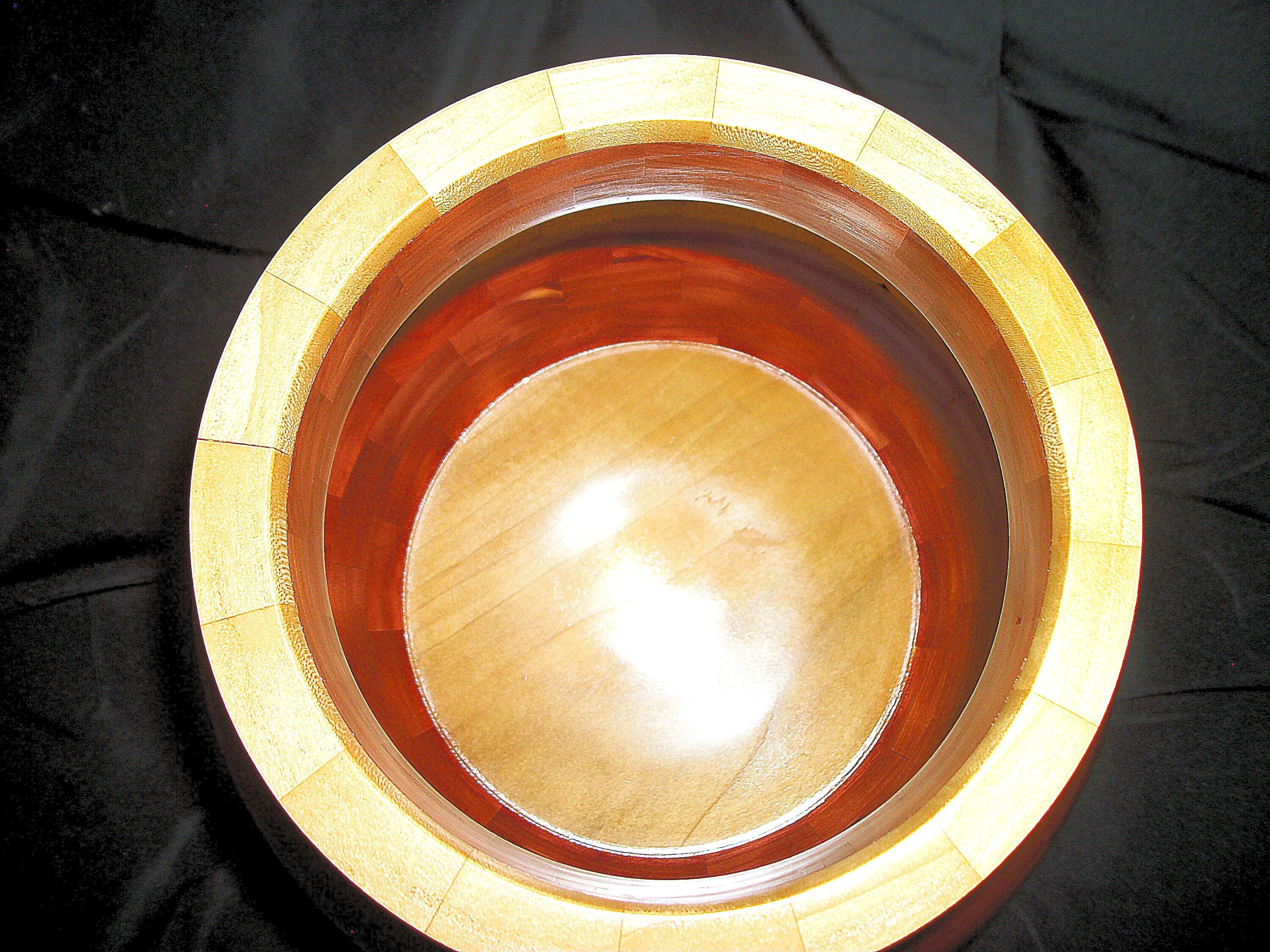 Texas Red Cedar and Yellow Poplar Segmented Wood Bowl - Etsy