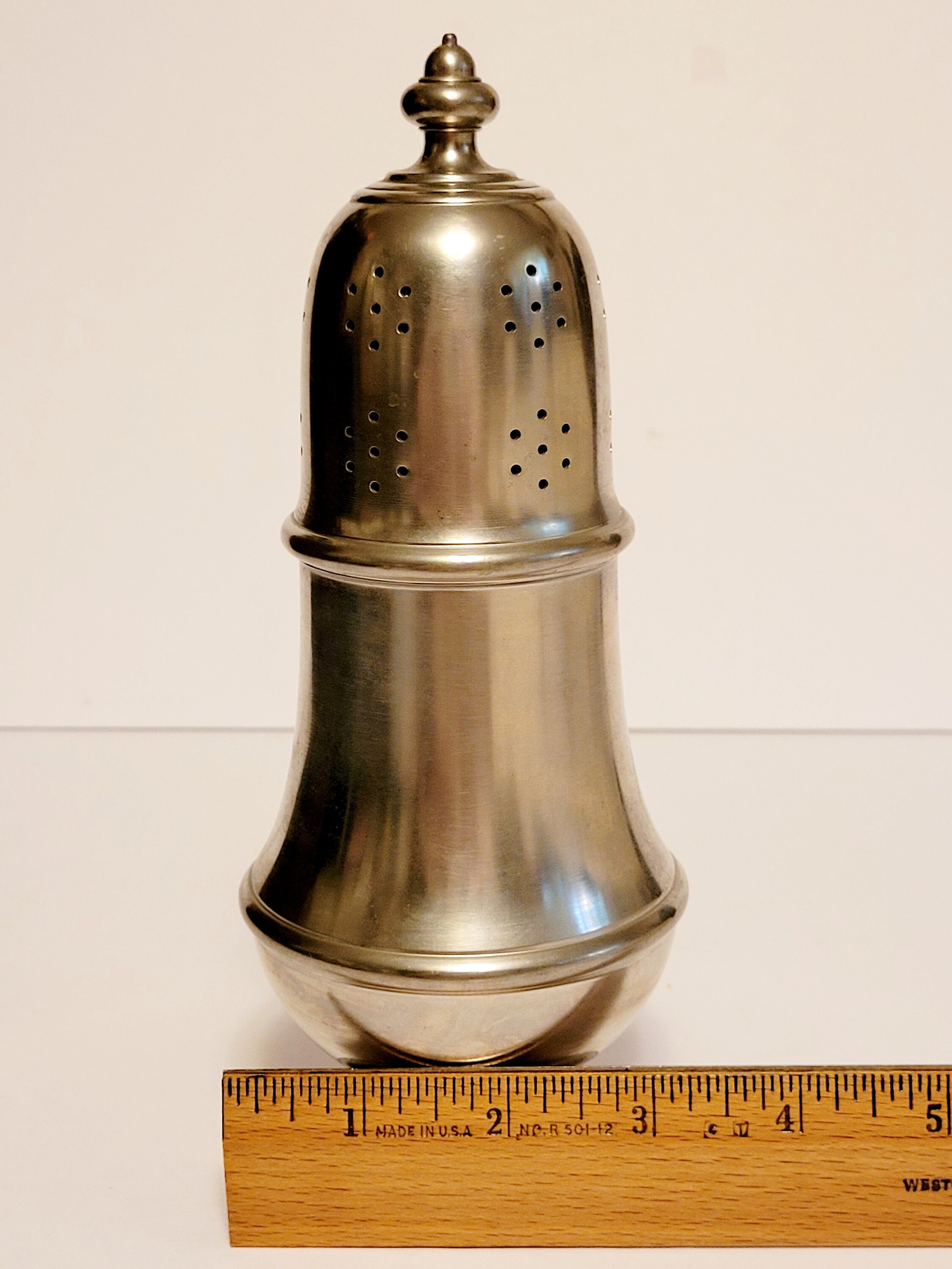 Vintage Pewter Muffineer Sugar Shaker Royal Daalderop KDM 8 Made in ...
