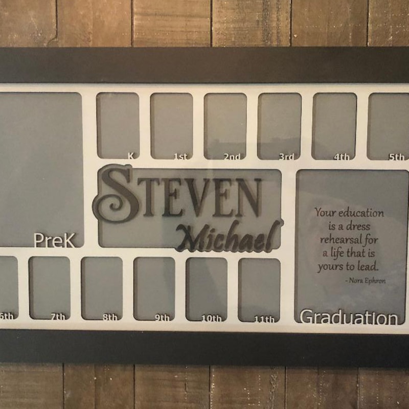 K 12 Picture Frame - Etsy