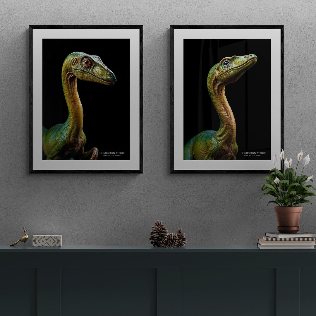 Compsognathus | Dinosaur Wall Art Prints | Hollywood Quality Poster ...