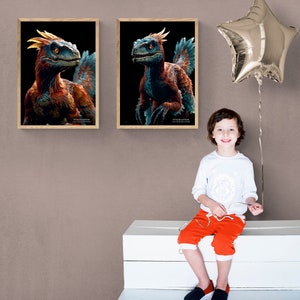 Pyroraptor | Dinosaur Wall Art Prints | Hollywood Quality Poster | Kid ...