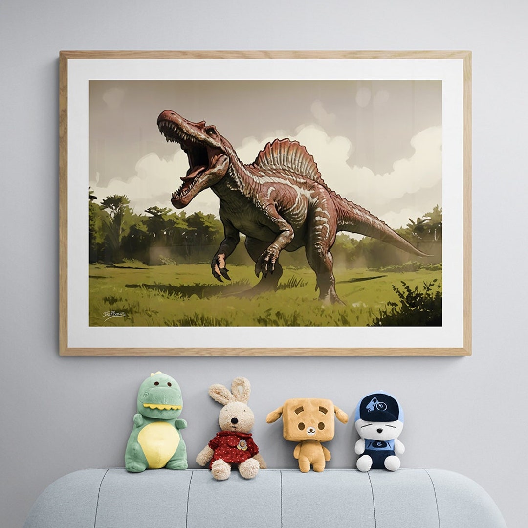Spinosaurus | Dinosaur Wall Art Prints | Quality Illustration Poster ...