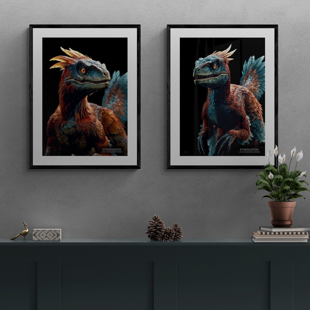 Pyroraptor | Dinosaur Wall Art Prints | Hollywood Quality Poster | Kid ...