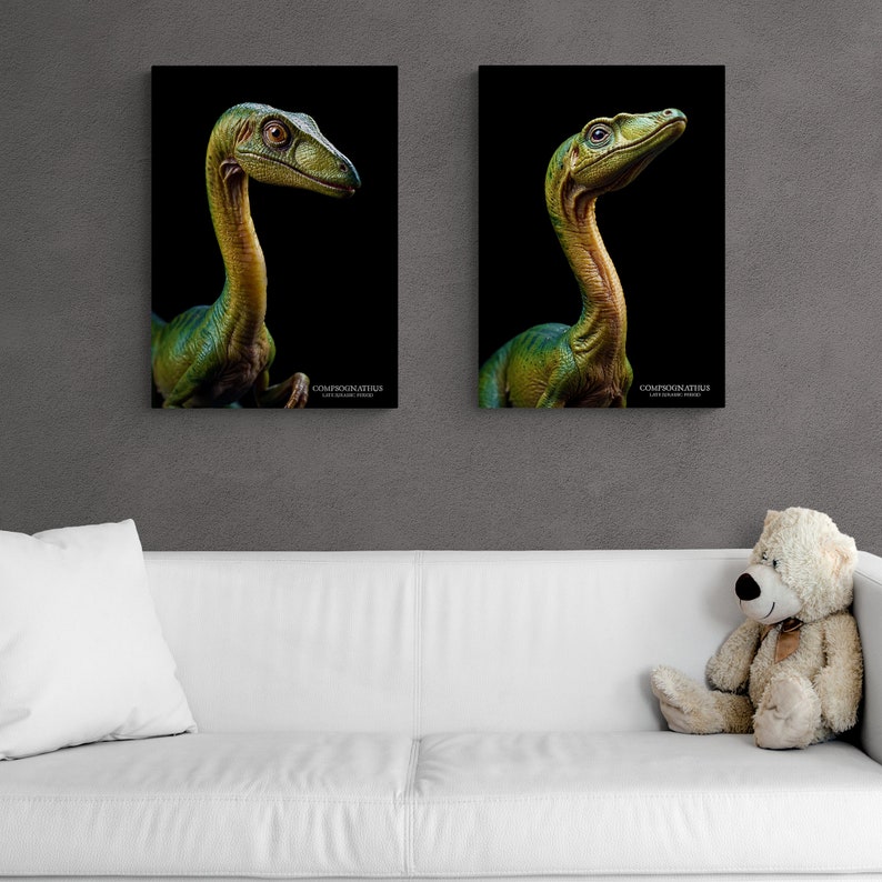 Compsognathus | Dinosaur Wall Art Prints | Hollywood Quality Poster ...