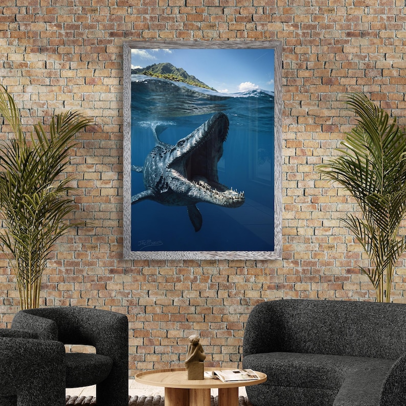 Mosasaurus I | Dinosaur Wall Art Prints | Hollywood Quality Poster ...