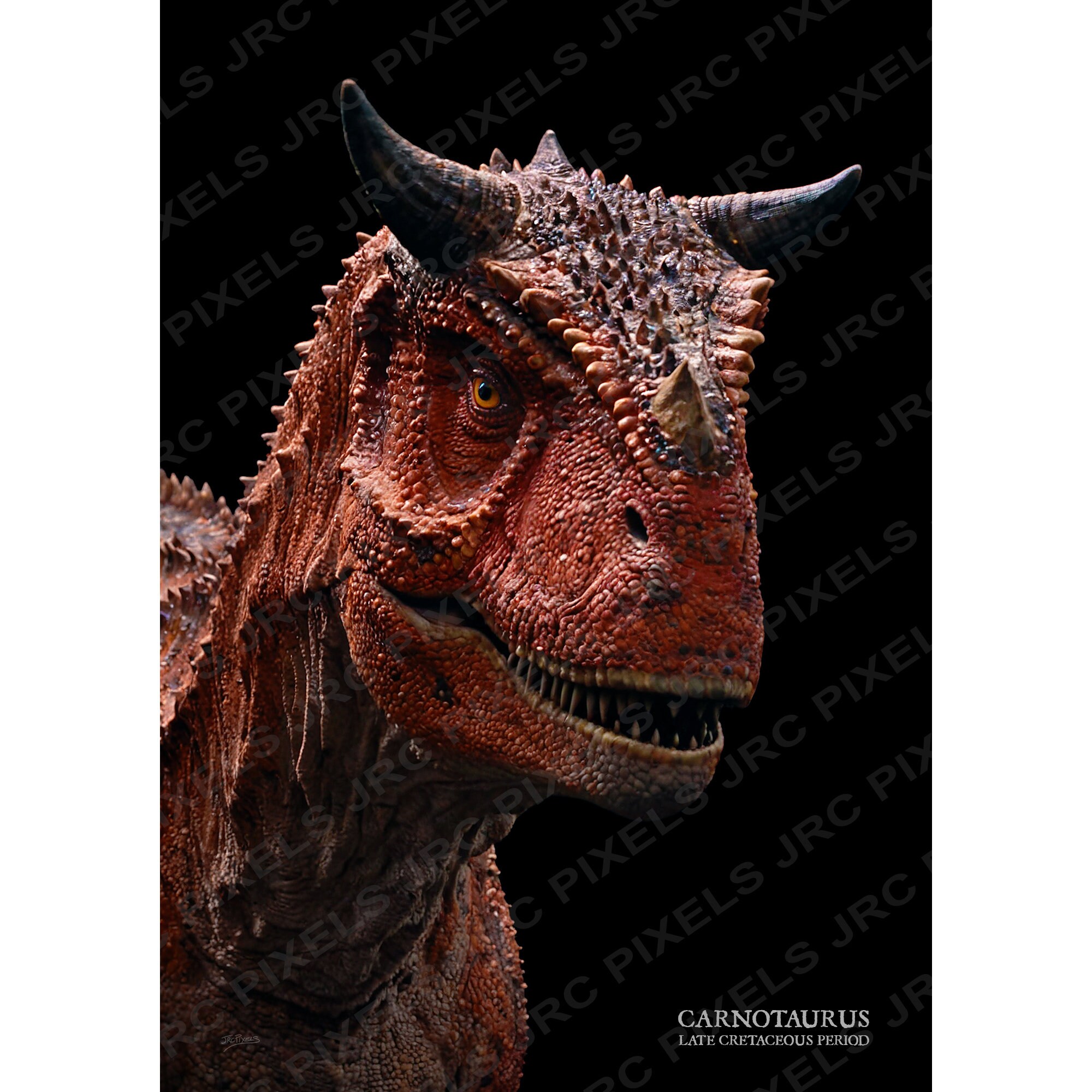 Carnotaurus | Dinosaur Wall Art Prints | Hollywood Quality Poster | Kid ...