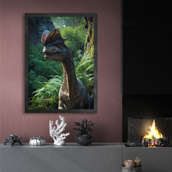 Dilophosaurus Poster - Etsy