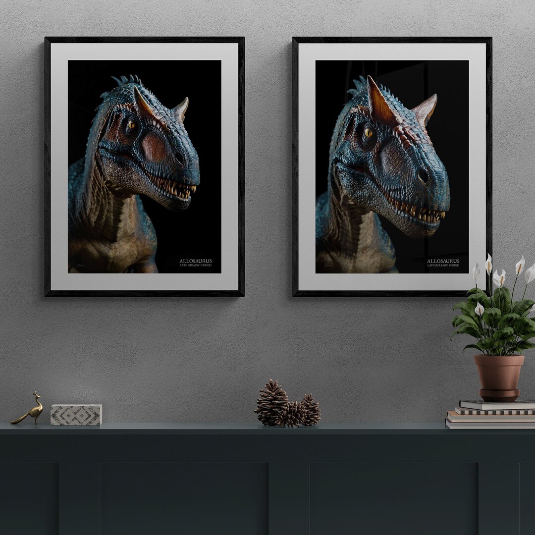 Allosaurus | Dinosaur Wall Art Prints | Hollywood Quality Poster | Kid ...