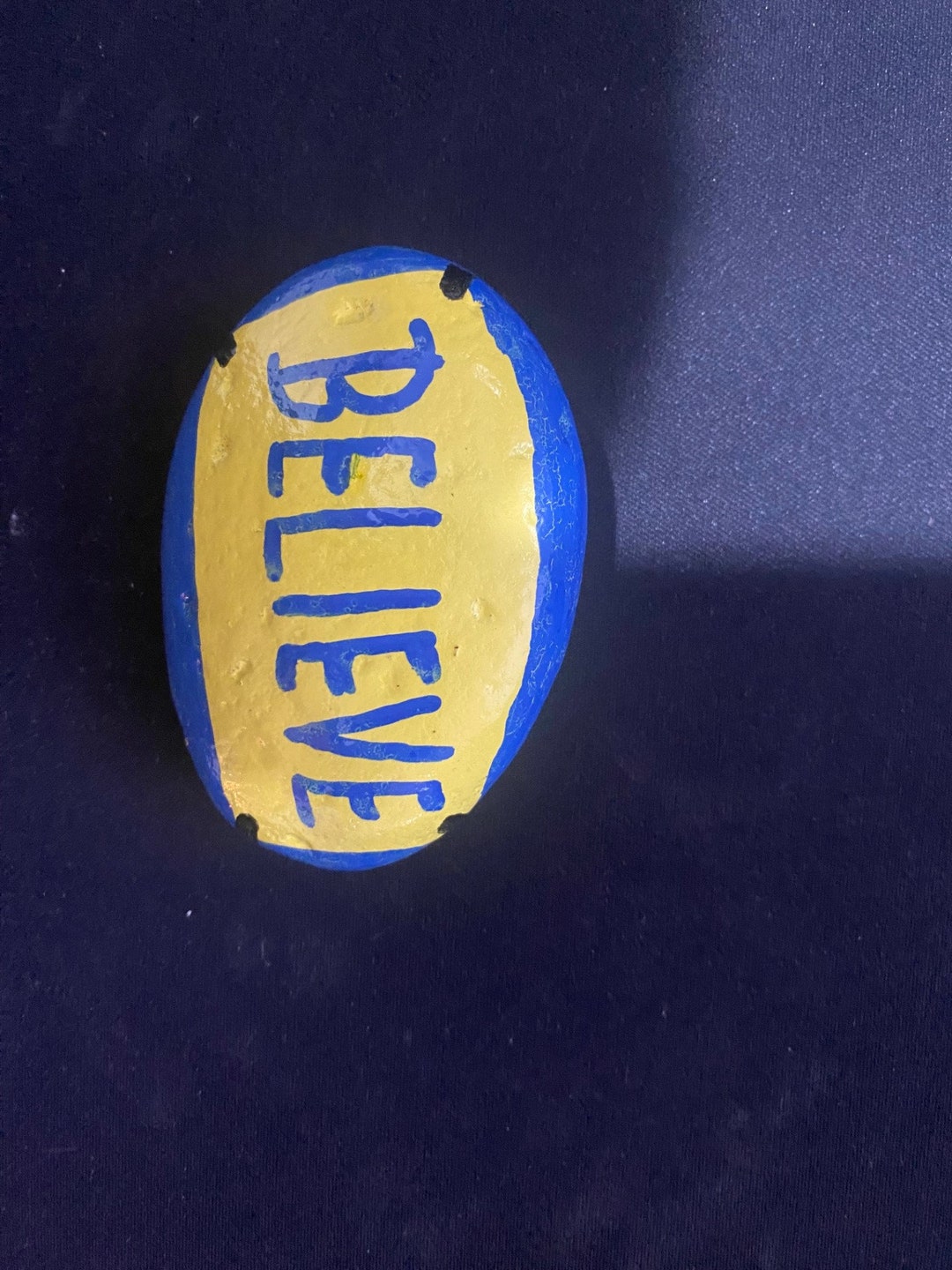 Believe Painted Rock. Ted Lasso Quote - Etsy