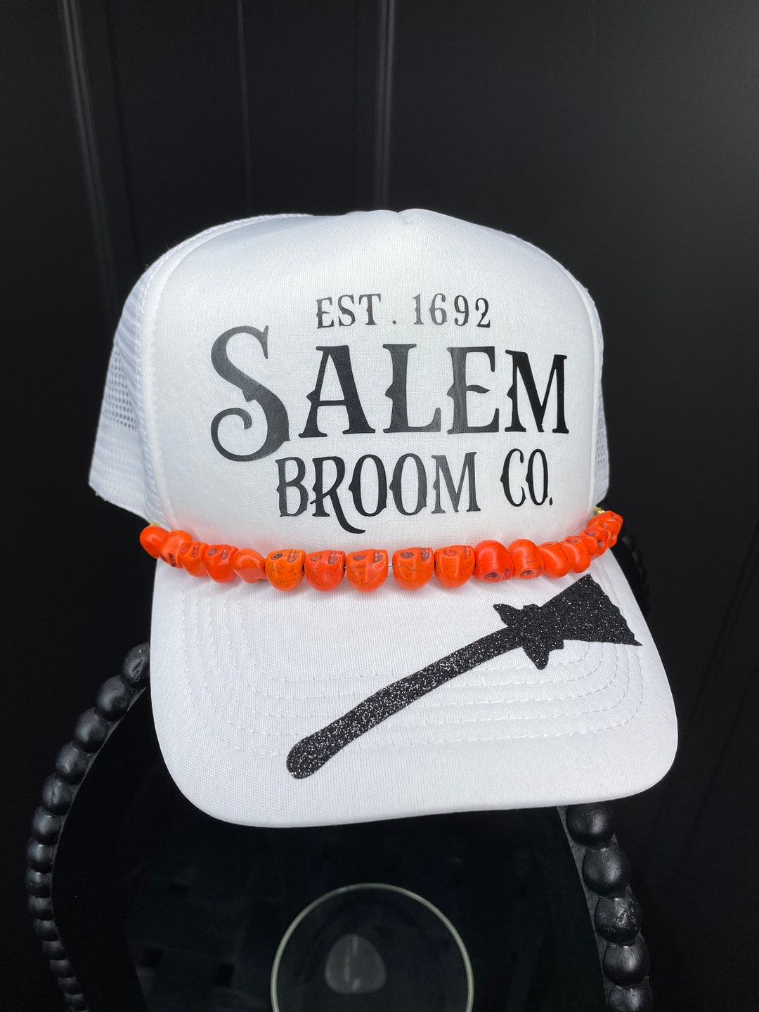 Salem Halloween Trucker Hat - Etsy