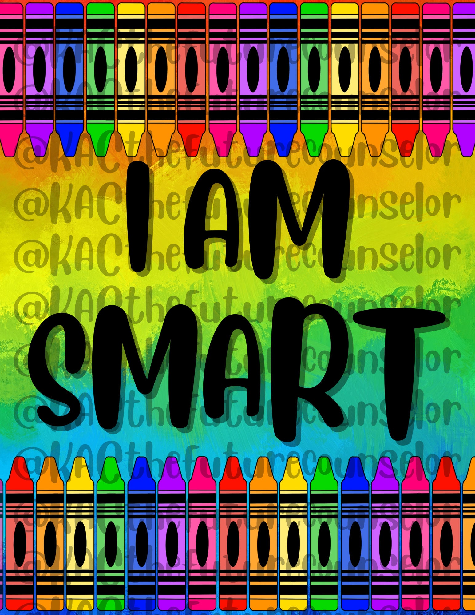 Crayon Themed - Classroom Affirmations Posters - Etsy
