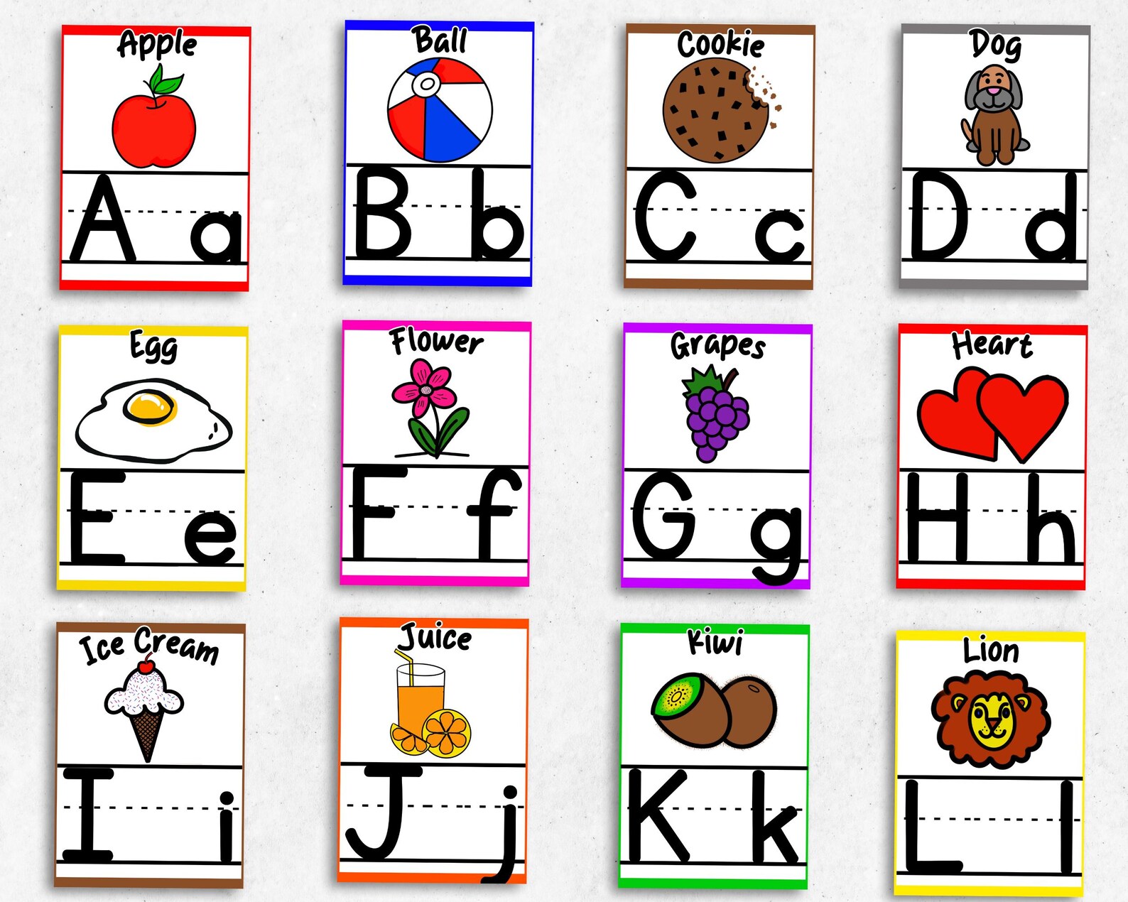 Classroom Alphabet Posters - Rainbow - Crayon - Crayola - ALL LETTERS ...