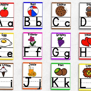 Classroom Alphabet Posters - Rainbow - Crayon - Crayola - ALL LETTERS ...