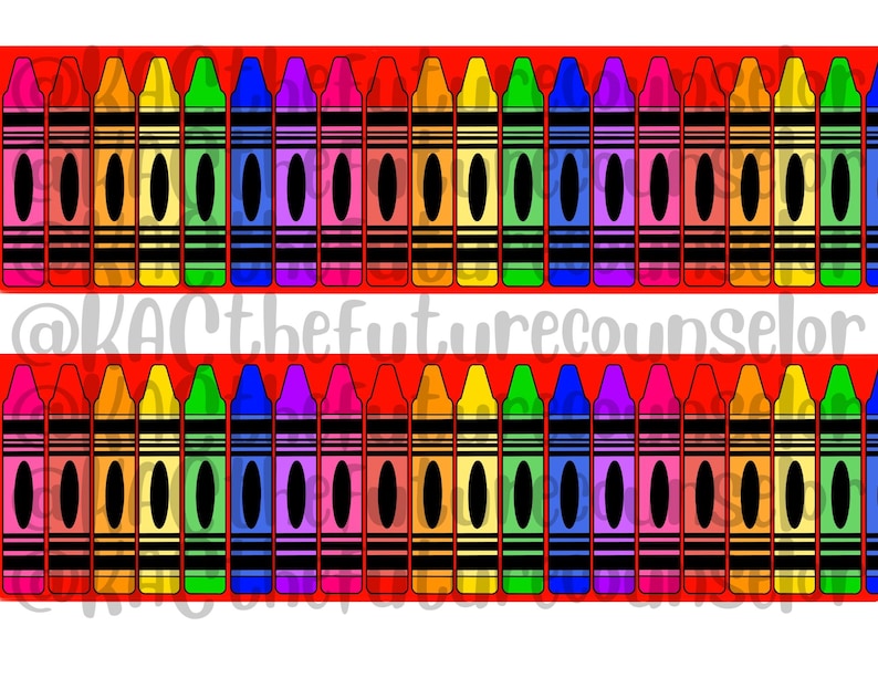 Crayon Inspired/themed Classroom & Bulletin Border - Etsy
