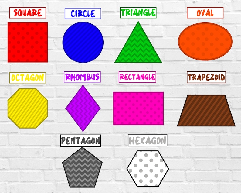 Color and Shape Posters - Crayon-themed Classroom Posters - Crayon ...