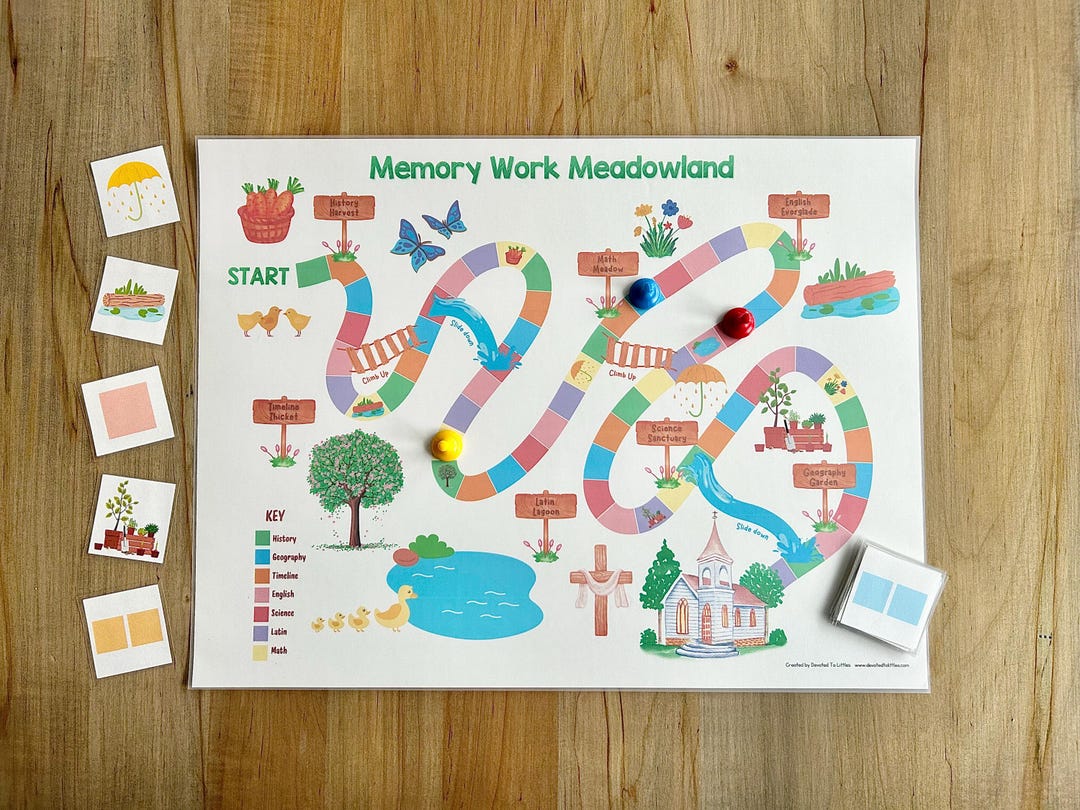Memory Work Meadowland, Classical Conversations Review Game, CC, Cycle ...