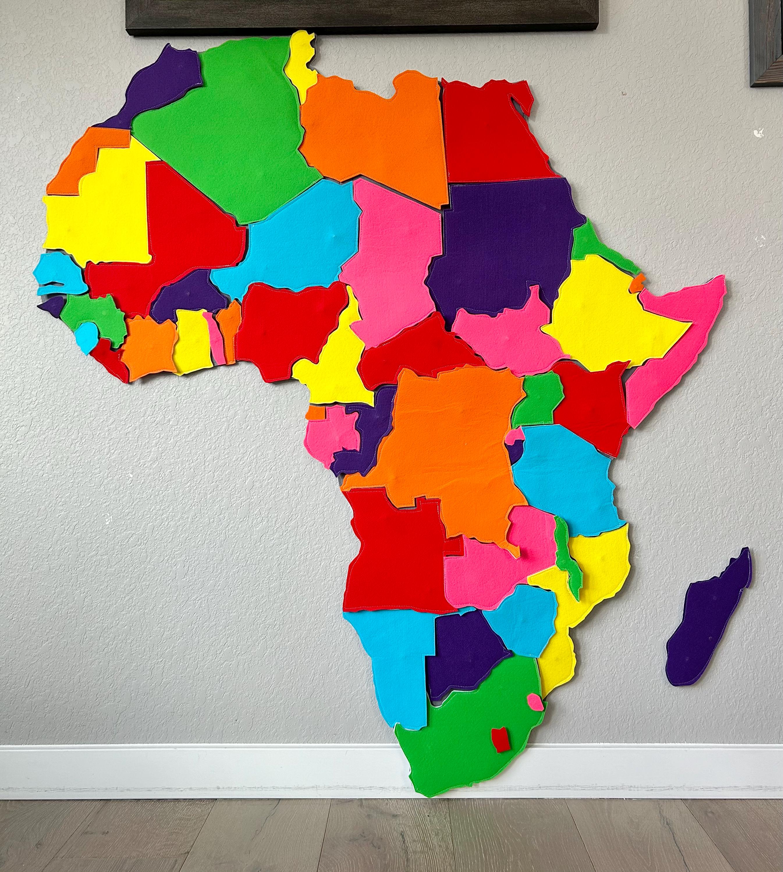 The 49 Continental African Countries + Madagascar PATTERNS; Classical ...