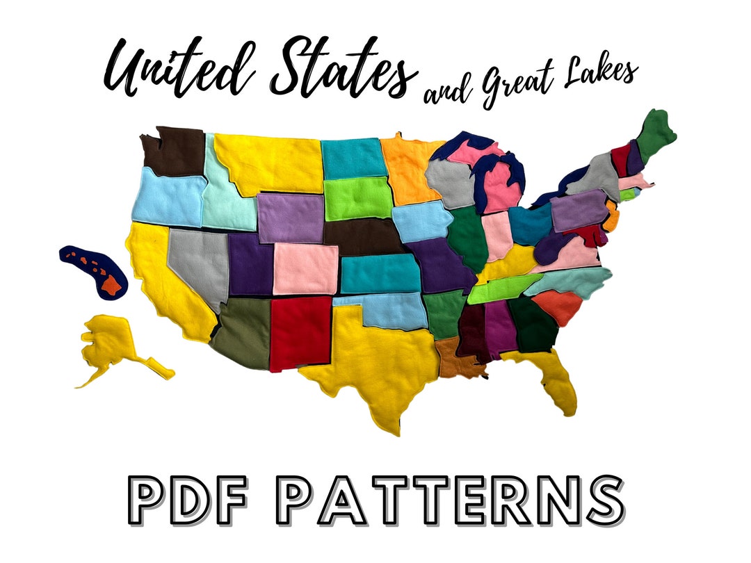 The 50 United States and Great Lakes PATTERNS; Classical Conversations ...