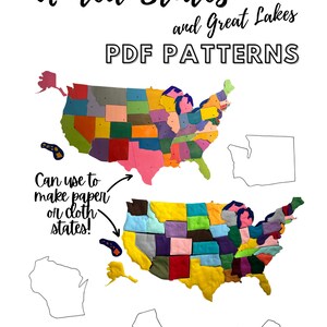 The 50 United States and Great Lakes PATTERNS; Classical Conversations ...