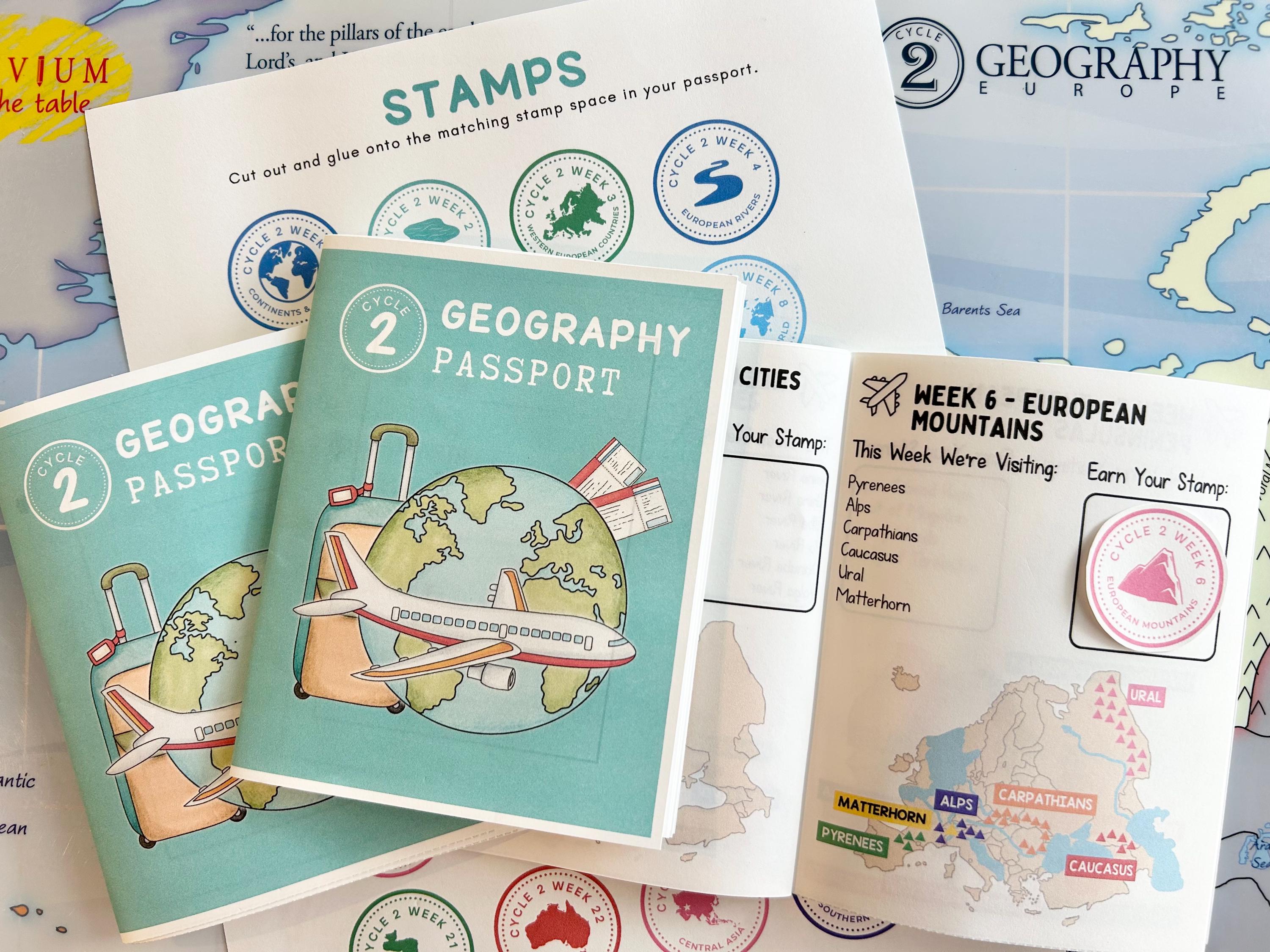 Cycle 2 Geography Passport | CC Cycle 2 | Classical Conversations ...