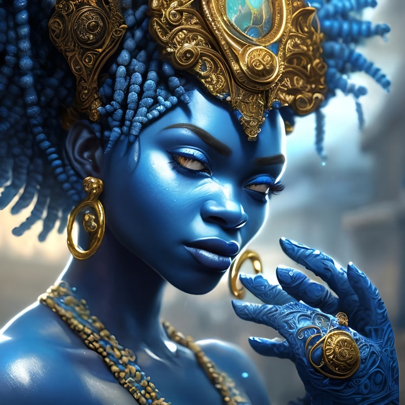Yemoja Orisha Digital Art - Etsy