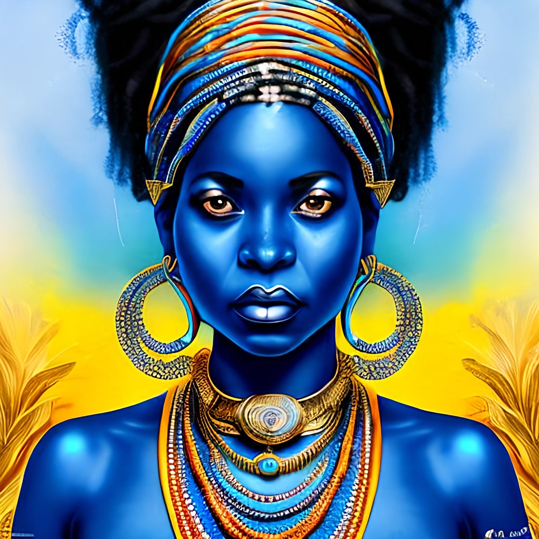 Yemoja Orisha Digital Art - Etsy