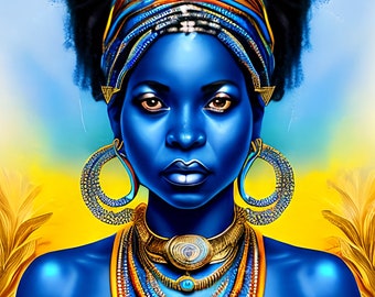 Yemoja Orisha Digital Art - Etsy
