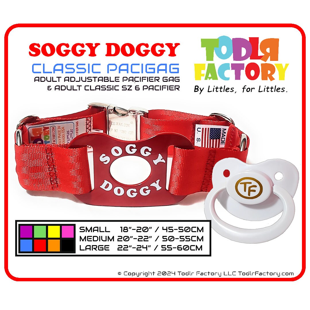 Gen3 Todlr Factory Premium Standard Adult Classic Pacifier Gag Pacigag ...