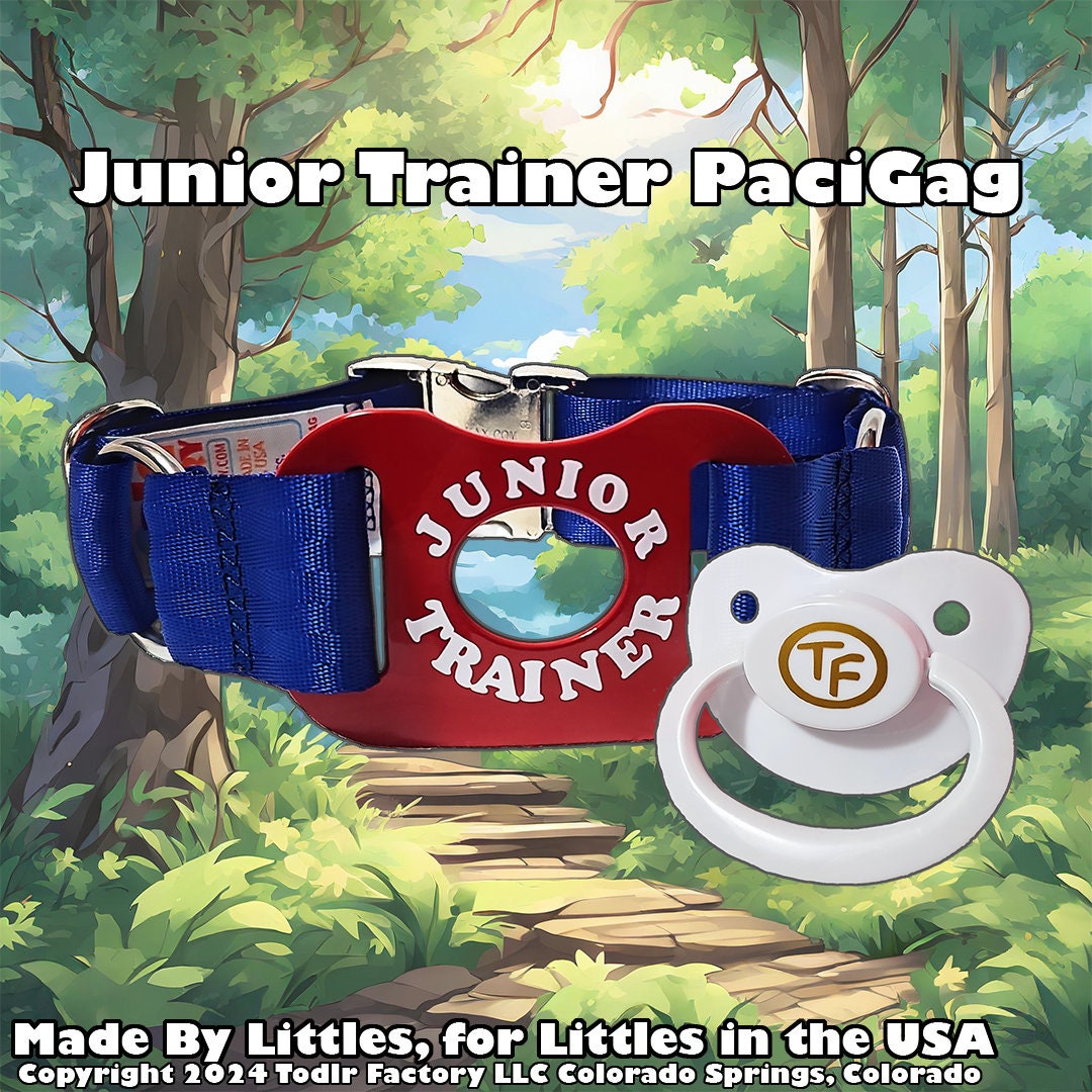 Todlr Factory Junior Trainer Pacigag Adult Pacifier Gag ABDL Little ...