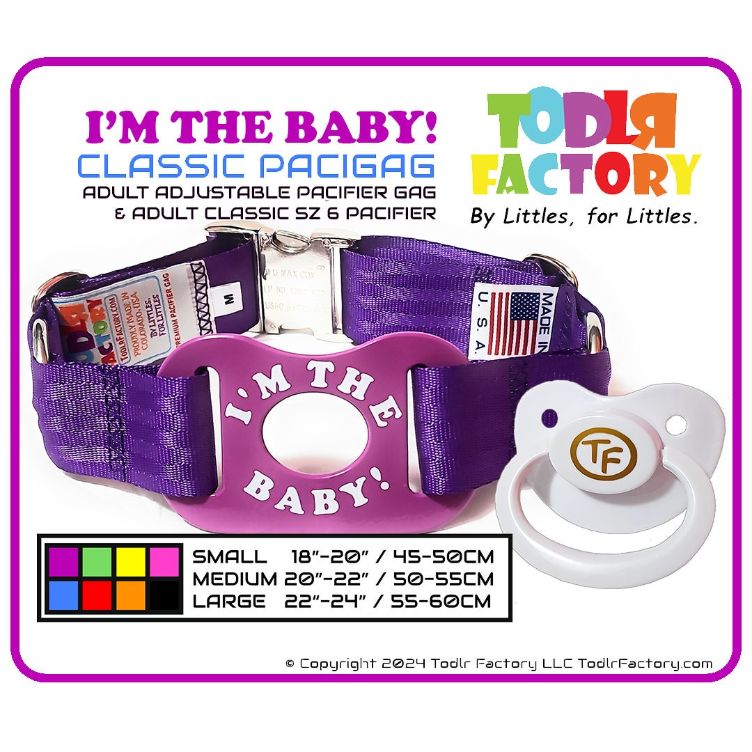 Gen3 Todlr Factory Premium Standard Adult Classic Pacifier Gag Pacigag ...