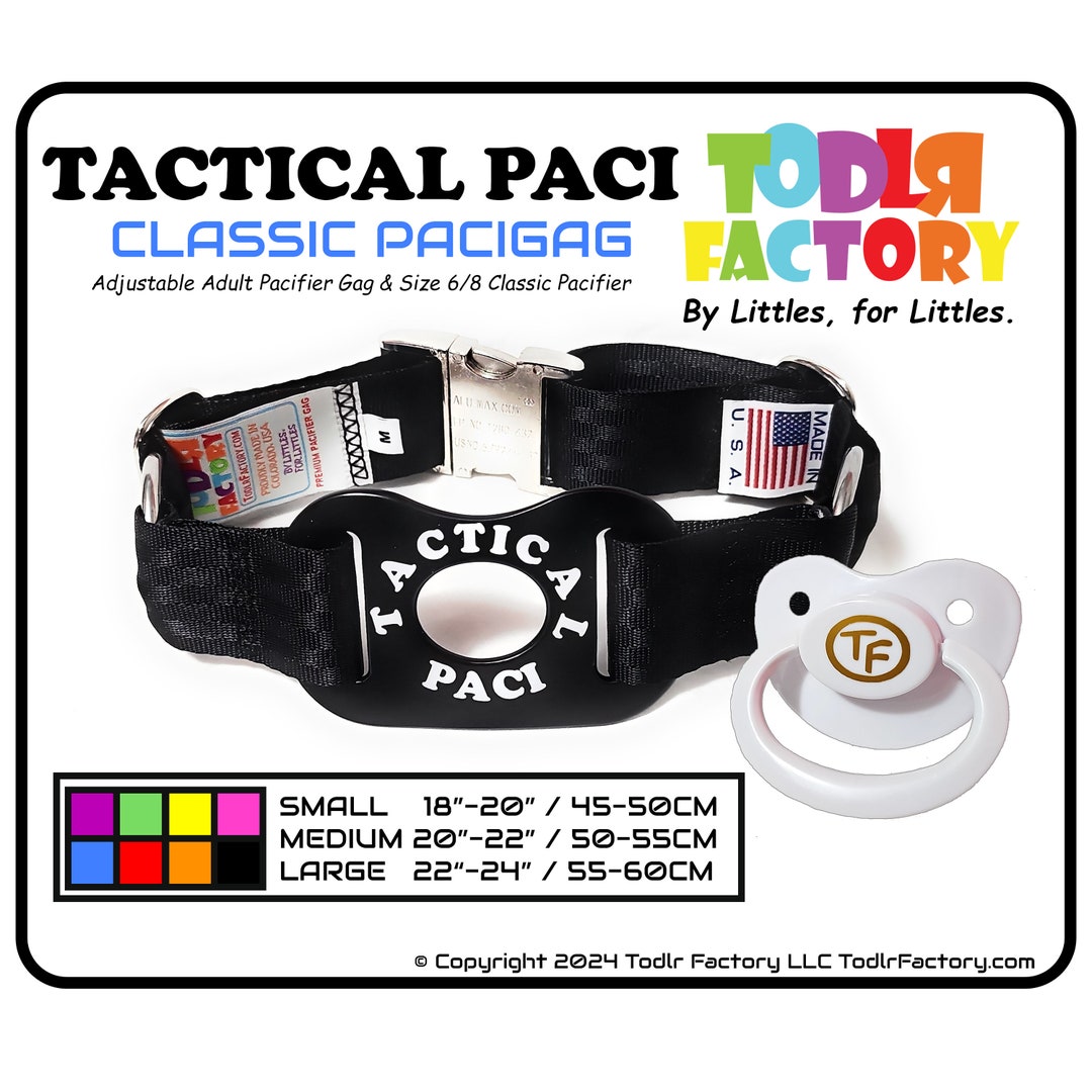 Gen3 Todlr Factory Premium Standard Adult Classic Pacifier Gag Pacigag ...