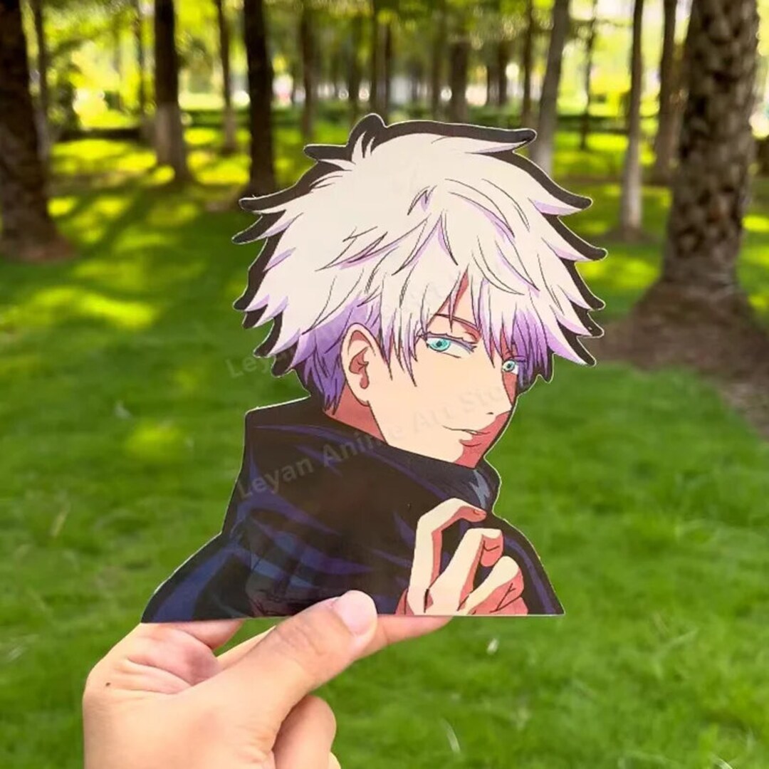 Jujutsu Kaisen Satoru Gojo Motion Sticker Anime Car Sticker Waterproof ...