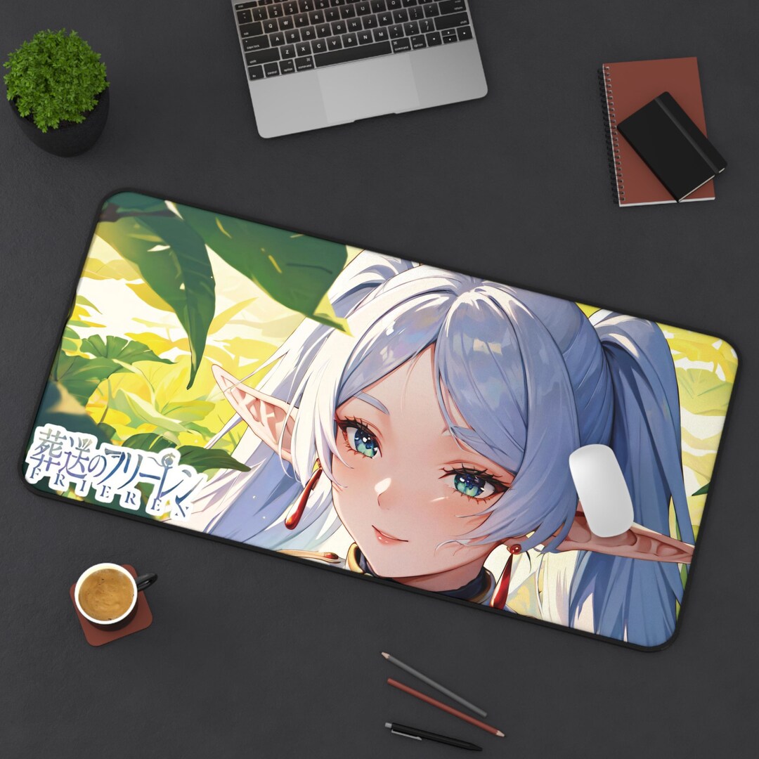 Anime Sousou No Frieren Large Mouse Pad Anime Mousepad Computer Gaming ...