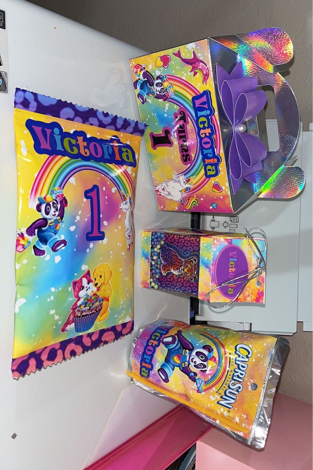 Lisa Franks Gable Box Lisa Franks Chip Bag Lisa Franks - Etsy