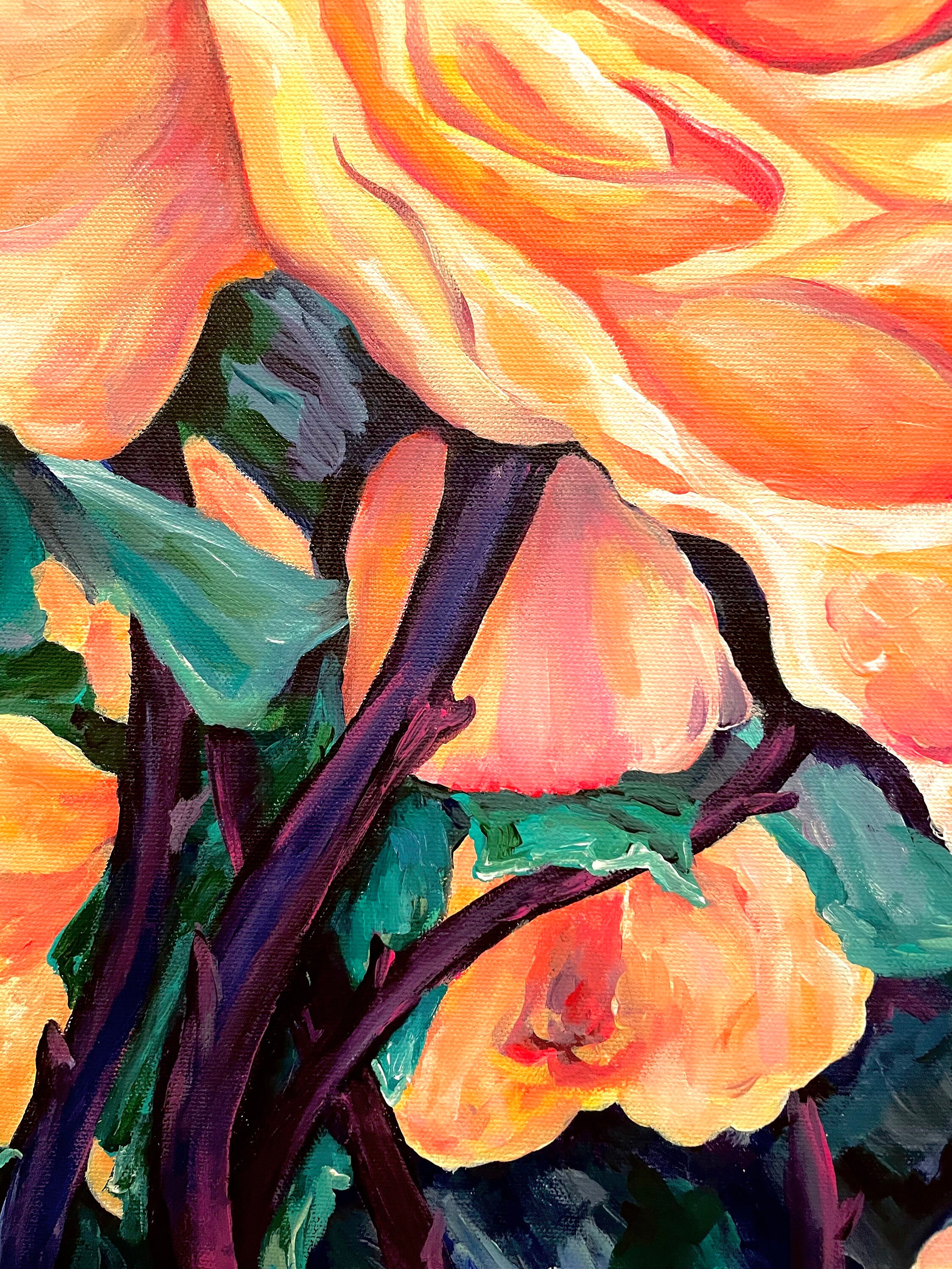 Twilight Triumph, Quality Print of the Acrylic Painting of My Favorite ...