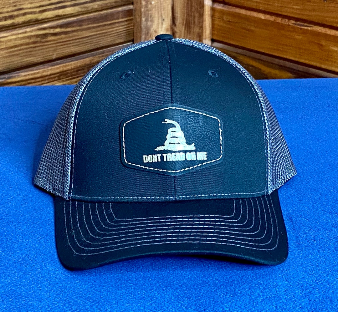 Dont Tread on Me Black Trucker Hat - Etsy
