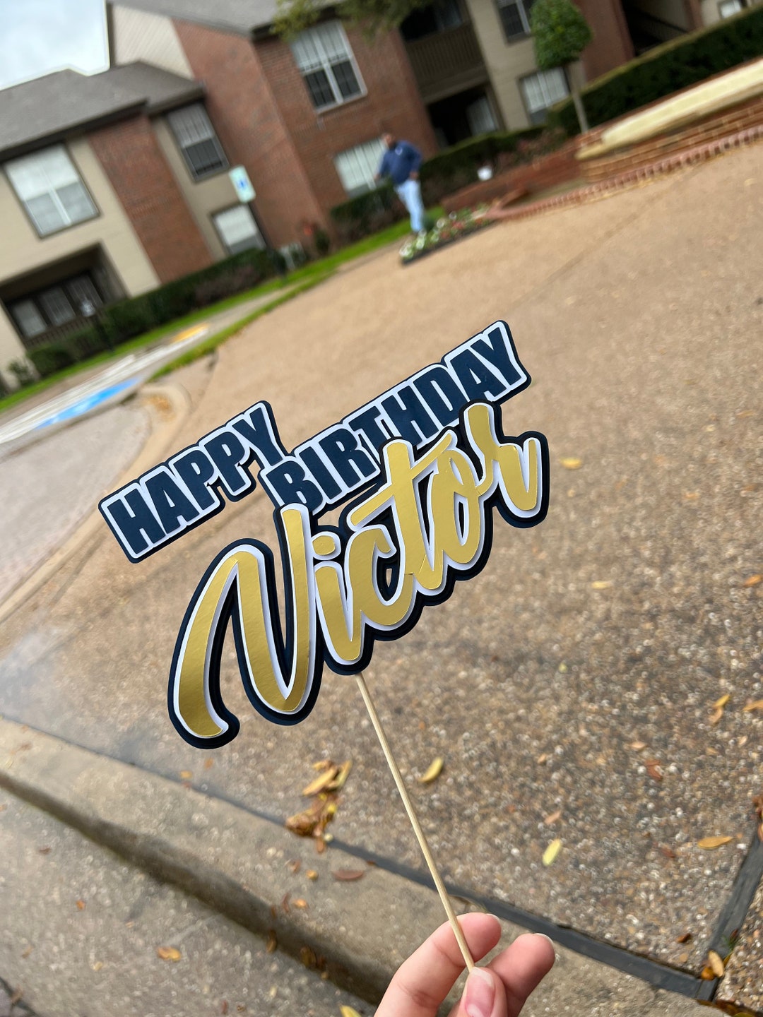 Simple Cake Topper - Etsy