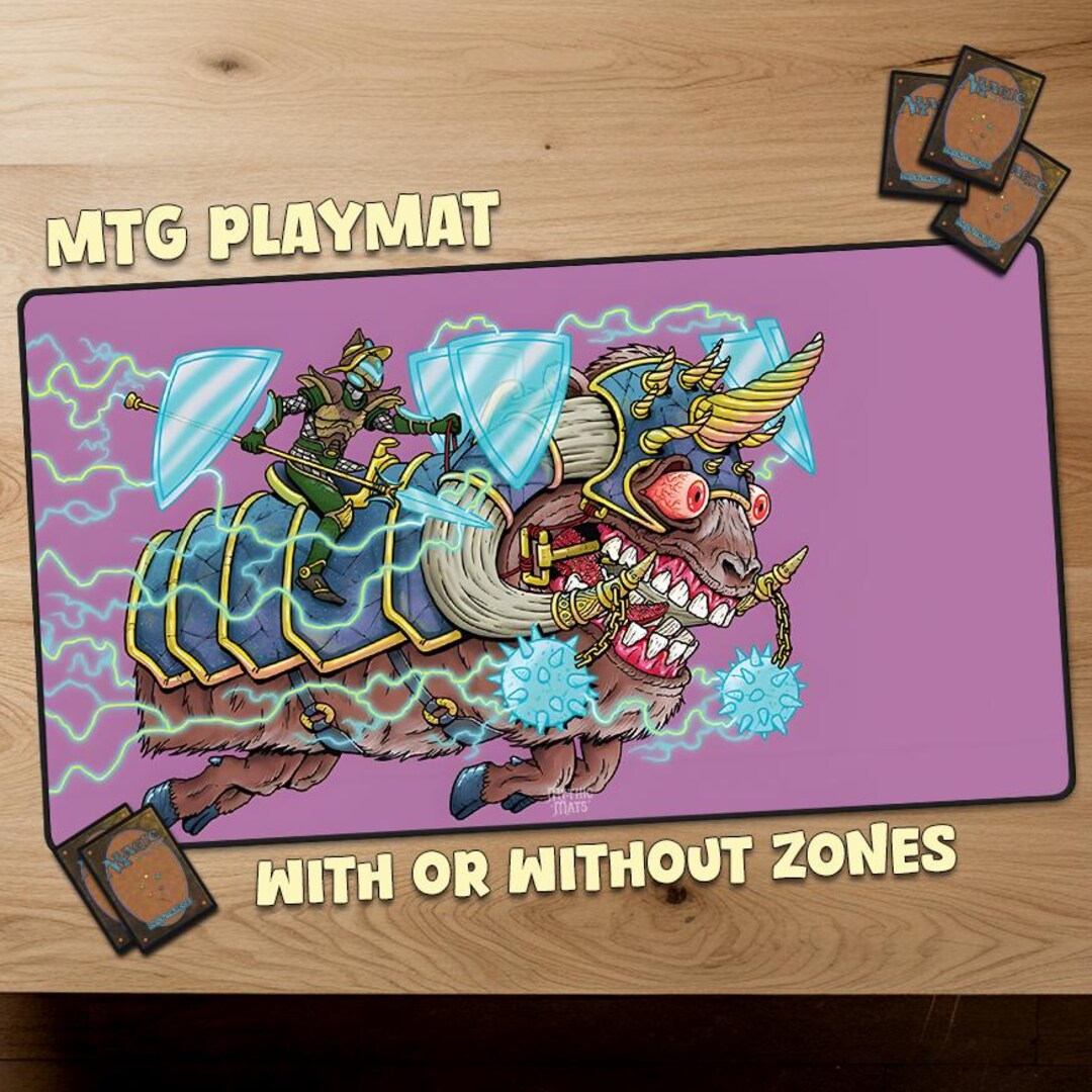 Aetherdrift Bulwark Ox Magic the Gathering Playmat MTG Playmat With ...