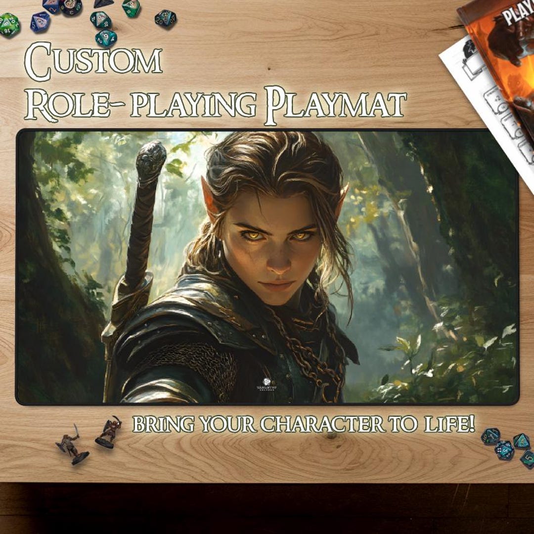 Custom Role Playing Game Playmat Dnd Playmat Pathfinder Playmat Cosmere ...