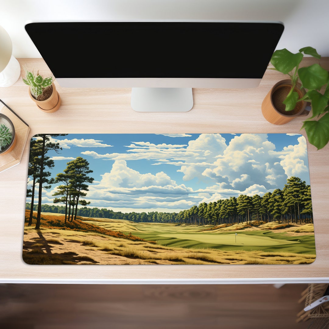 North Carolina Golf Course Desk Mat Serene Nature Landscape - Etsy