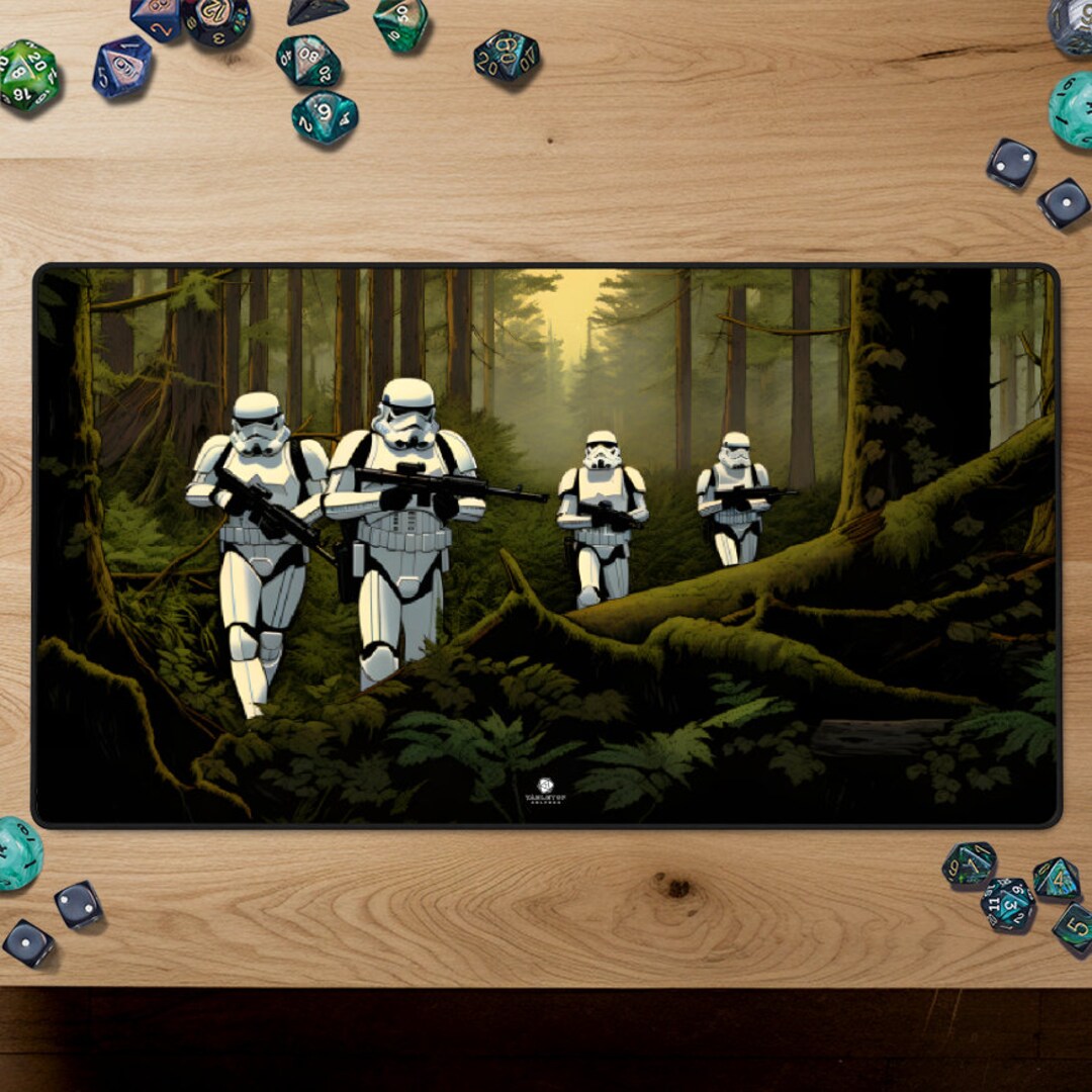 Storm Trooper Star Wars Playmat MTG Dnd Tabletop RPG Gaming Mat Ttrpg ...