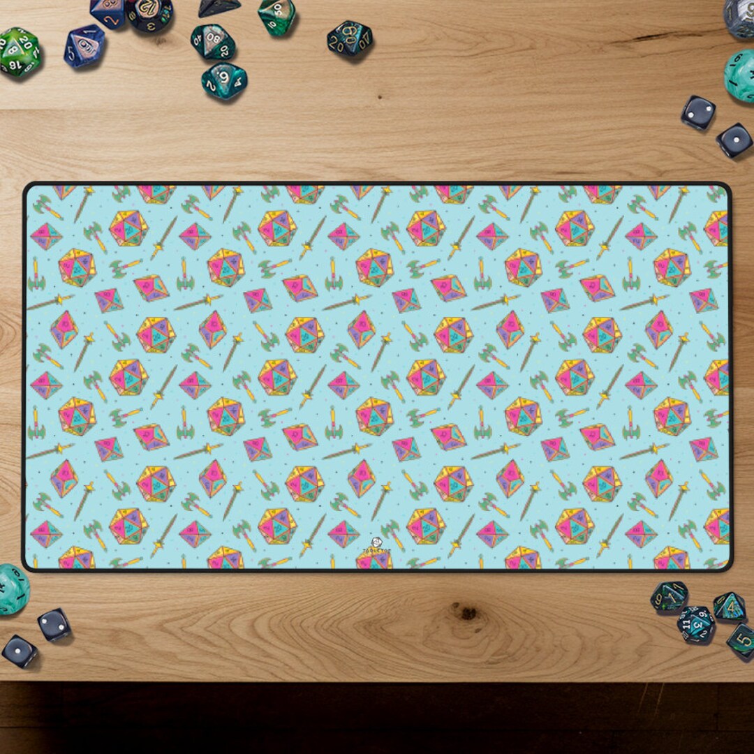 RPG Gaming Dice Playmat Mtg Dnd Tabletop RPG Gaming Mat Ttrpg Gift ...