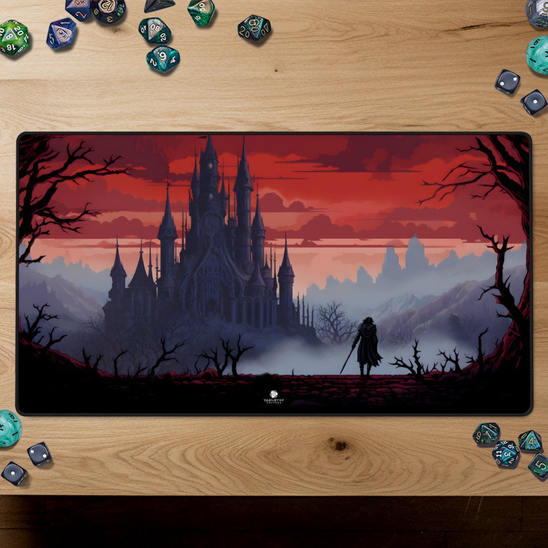 Castlevania Playmat MTG Dnd Tabletop RPG Gaming Mat Ttrpg Gift Large ...