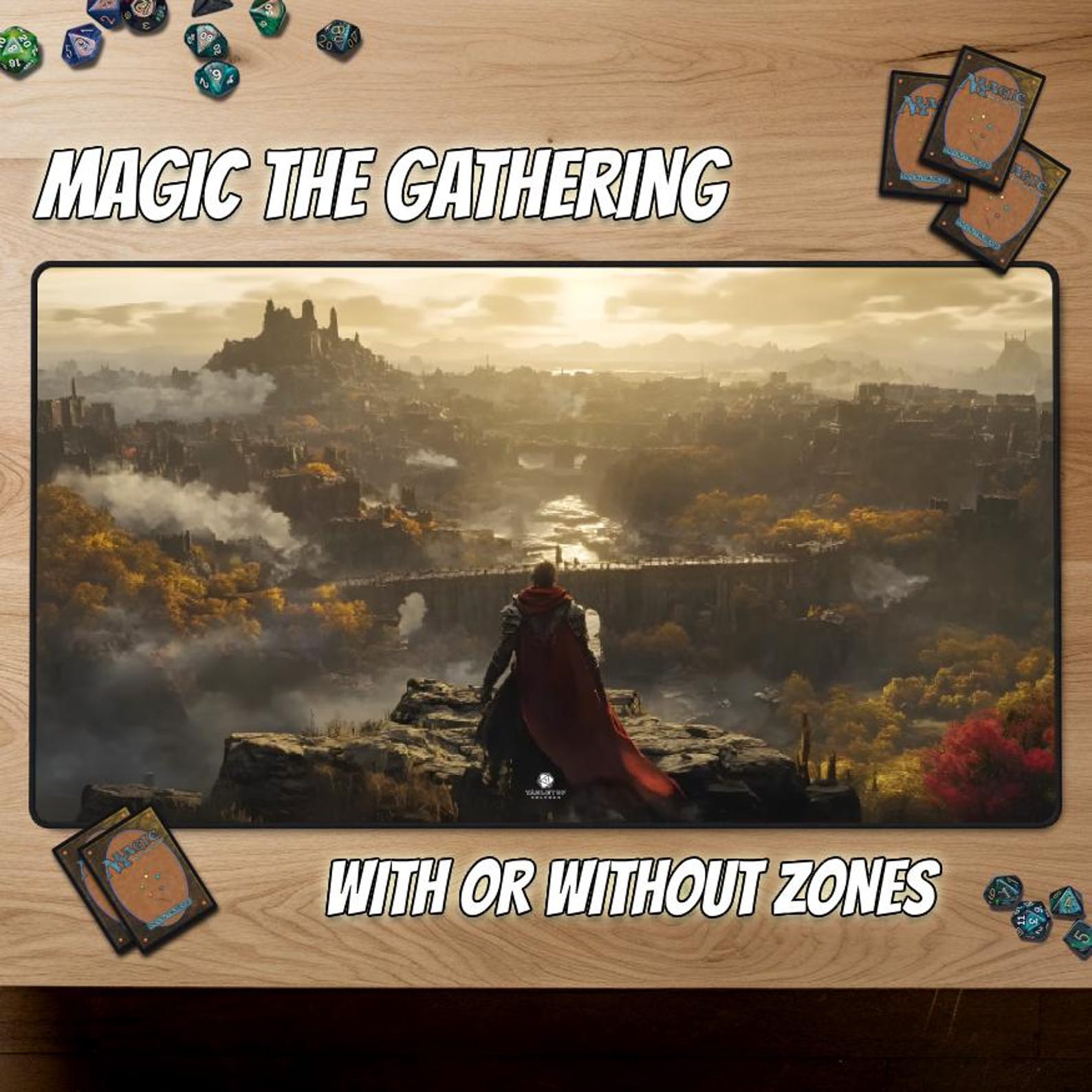 Elden Ring Magic the Gathering Playmat MTG Playmat With Zones MTG Gift ...