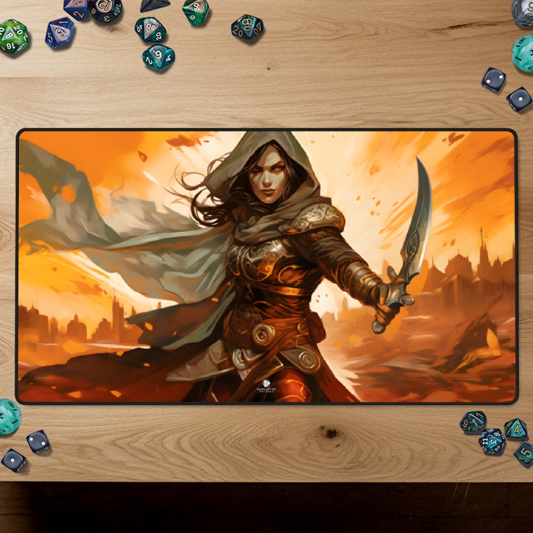 Rogue Playmat MTG Dnd Tabletop RPG Gaming Mat Ttrpg Gift Large Desk Mat ...