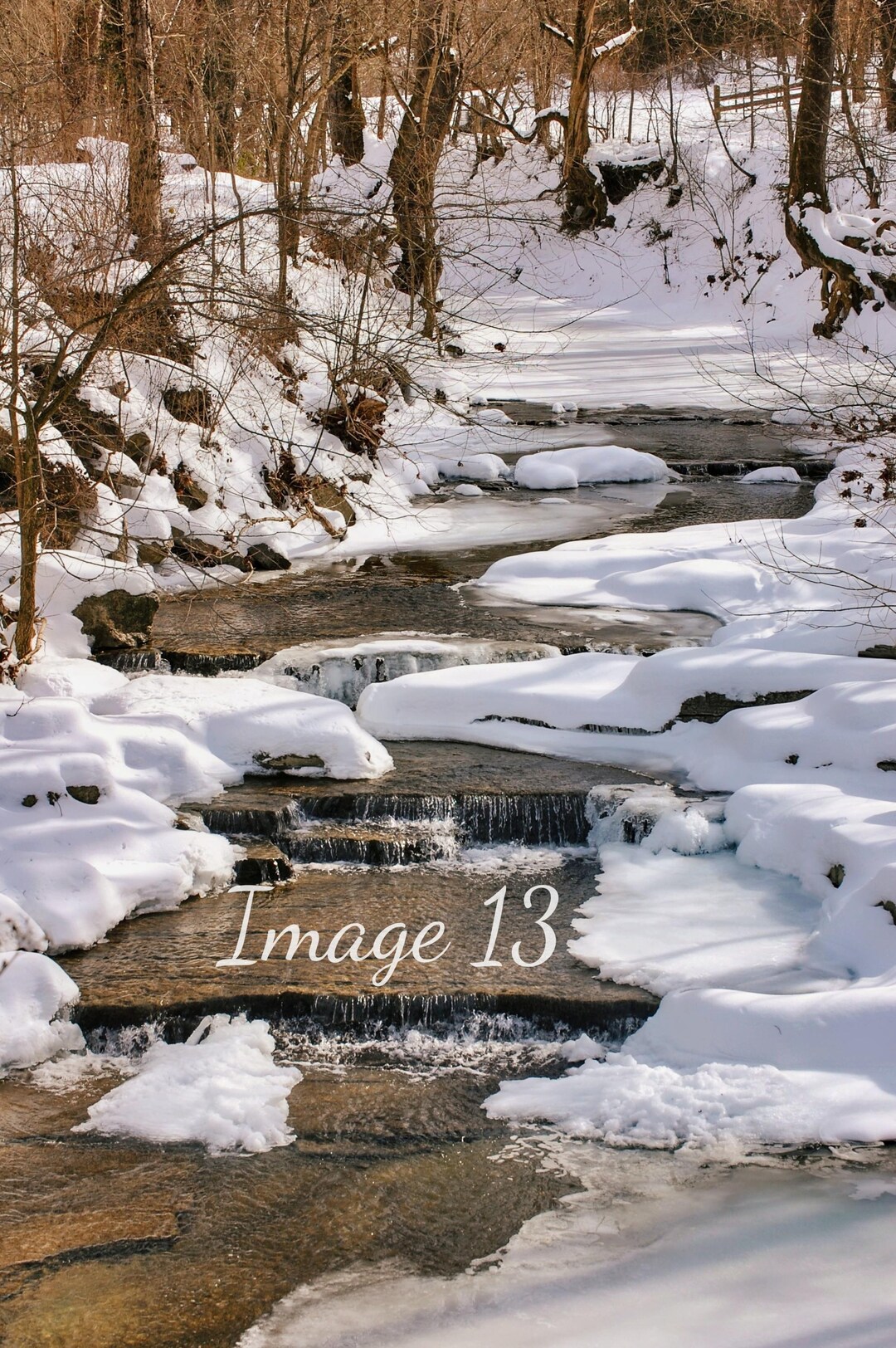 Winter Landscape Photography, Kentucky Landscape Art Print, Waterfall ...