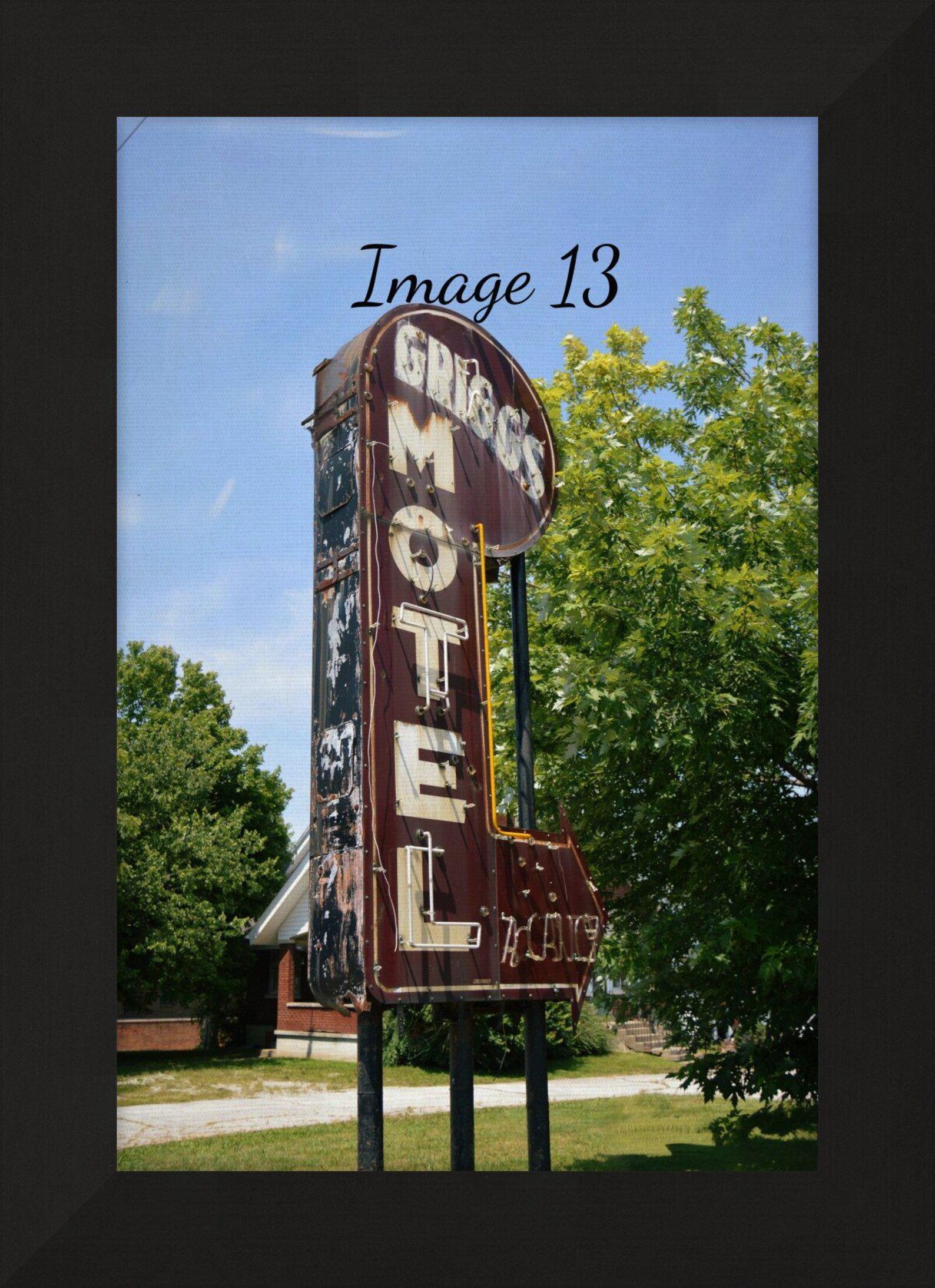 Abandoned Kentucky Motel Photography, Abandoned Motel Sign, Rustic Wall ...