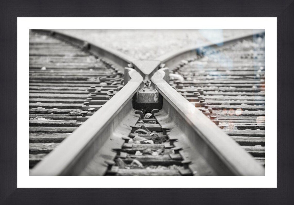 Train Photography, Black & White Photography Print, Train, Man Cave ...