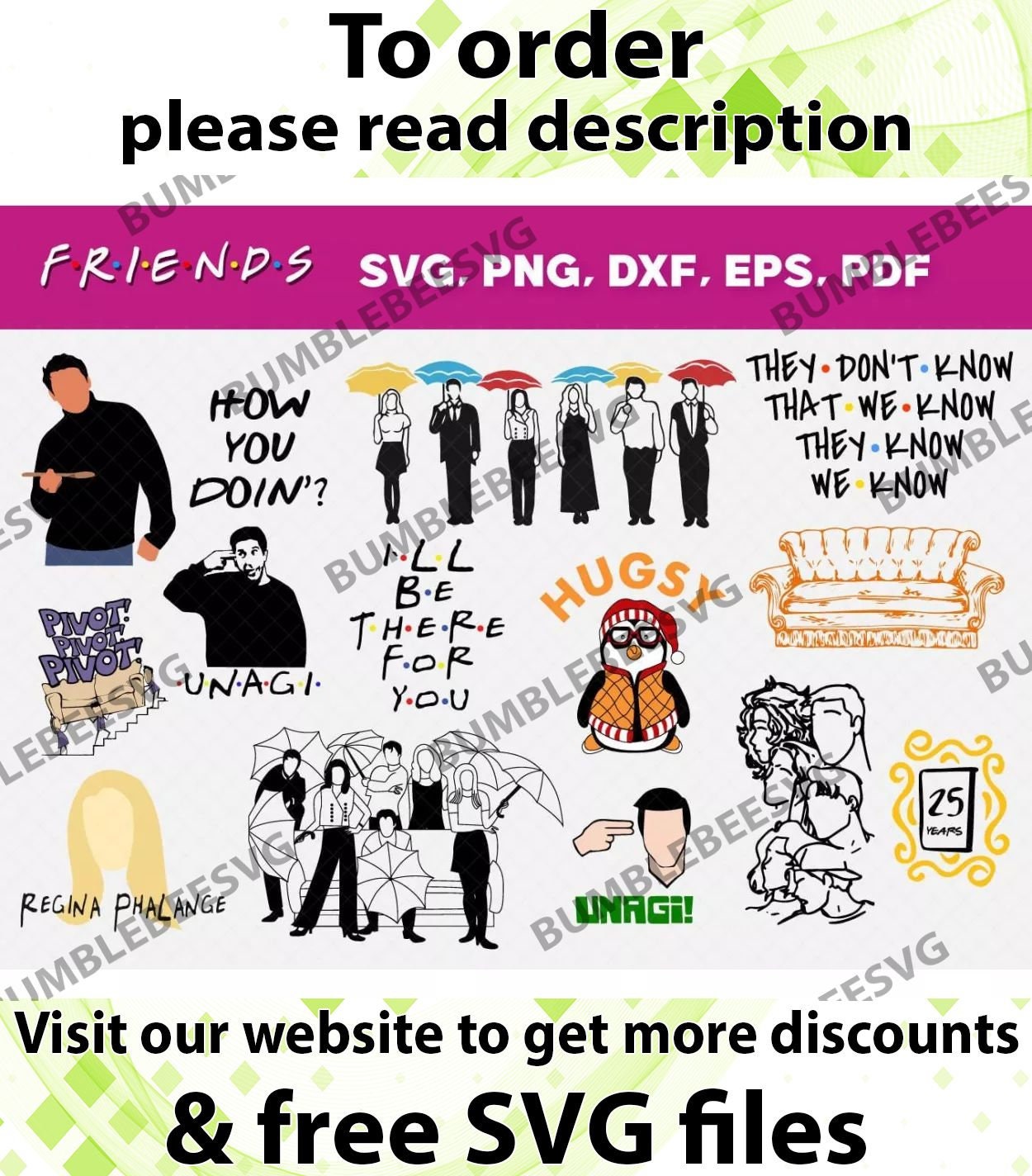 75 Friends Svg Bundle Friends Cut Files Pivot Friends Svg - Etsy