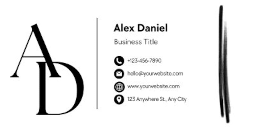 Simple, Modern Email Signature, Minimalist Signature, Business Oriented ...